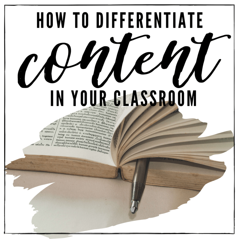 How to Differentiate Product in Your Classroom