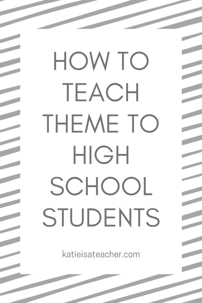 Engaging High School Students with Theme