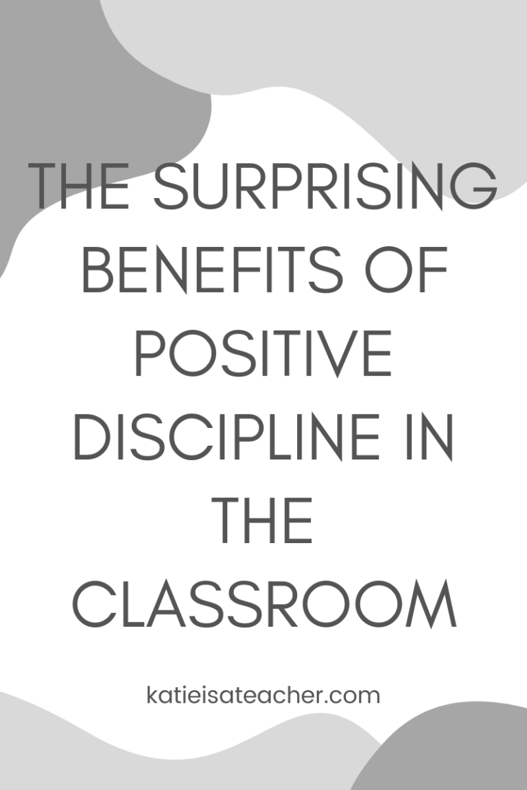 The Surprising Benefits of Positive Discipline in the Classroom